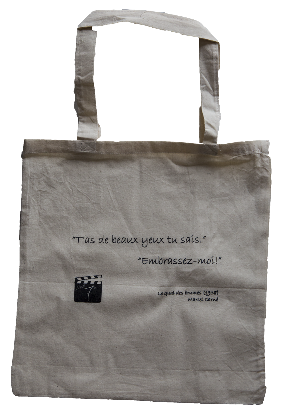 Sac réutilisable en coton - Quai des brumes - Le Petit Septième